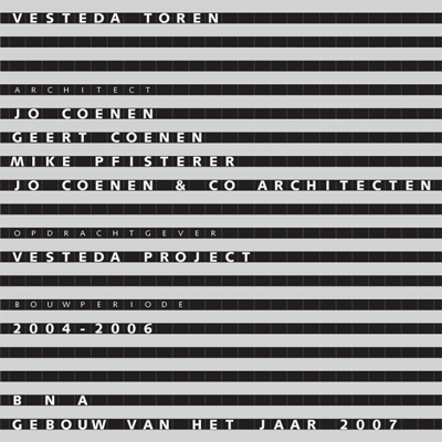 Architectuurplaquette - Vesteda Toren